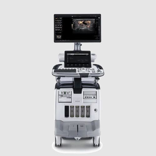 Ecógrafo con soporte - LOGIQ™ E10 - GE Healthcare - para ecografías abdominales y pélvicas ...