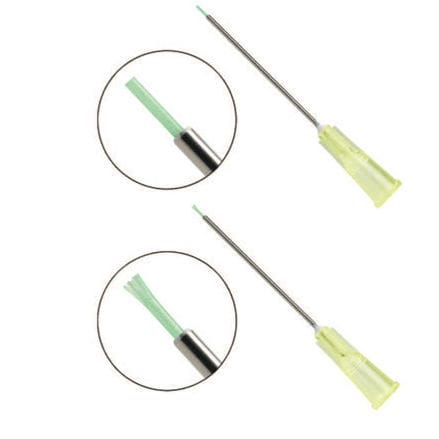 Cánula de inyección intravítrea - GreenTip™ - Iridex - recta