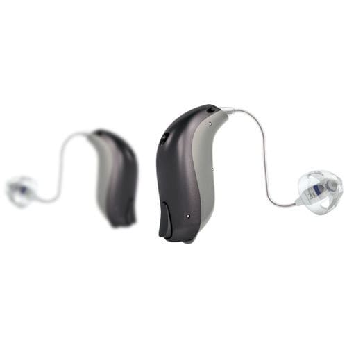 Prótesis auditiva mini RIC - Zerena - bernafon - bluetooth® / beis / marrón