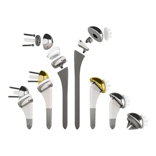 Prótesis de hombro modular - Medacta - de revisión / cementada o no ...