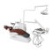 Unidad dental con sillón - SDL-C0241 - Jiangsu Saikang Medical Equipment - con reposacabezas ...
