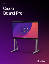 Monitor 4K - Board Pro G2 - Cisco Systems - 55" / LCD / táctil