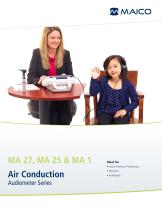 Audiómetro de detección - MA 27 - MAICO Diagnostics - audiometría para ...