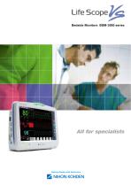 Monitor multiparamétrico de mesa - Life Scope VS - Nihon Kohden Europe ...