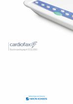 Electrocardiógrafo para diagnóstico en reposo - Cardiofax V - Nihon ...