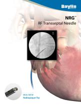 Aguja de punción transeptal - NRG® RF - Baylis Medical