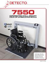 Plataforma de pesaje electrónica - 7550 Series - DETECTO - médica / con ...