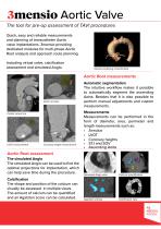 Software médico - 3mensio Aortic valve - Pie Medical Imaging - TDM ...