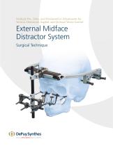 Distractor maxilar - 304 series - Depuy Synthes - externo / pediátrico